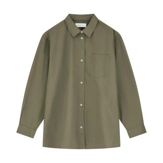 Skall Studio Edgar Shirt Gots - - Blouses & Shirts - Damen - Gr&uuml;n - S