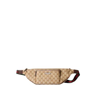 Gucci Flatpack Gro&szlig;e G&uuml;rteltasche - - Bags - Herren - Beige - ONE SIZE