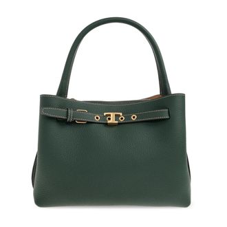 Tod's Femme, Sacs, Vert, Taille: ONE Size Mini Sac &agrave; Main en Cuir