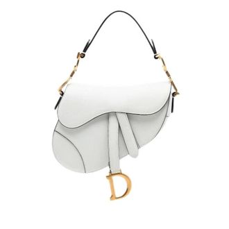 Dior Pre-owned Cuir sacs-dior - Femme - Pre-owned - Blanc - Taille: ONE Size