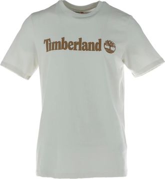 Timberland Homme, Tops, Blanc, Taille: XL Kennebec River Linear T-shirt
