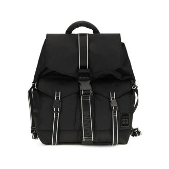 Ganni Petit Sac &agrave; Dos Bucky en Nylon - Femme - Sacs - Noir - Taille: ONE Size