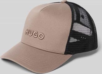 HUGO BOSS Cap mit Mesh Eins&auml;tzen und Logo-Detail