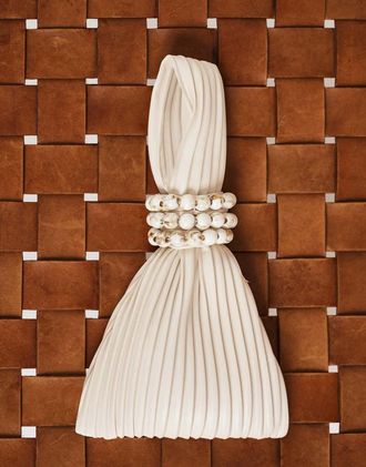 Dolce Vita Carey - Handtasche in Elfenbein mit Kunstharz-Detail-Wei&szlig;