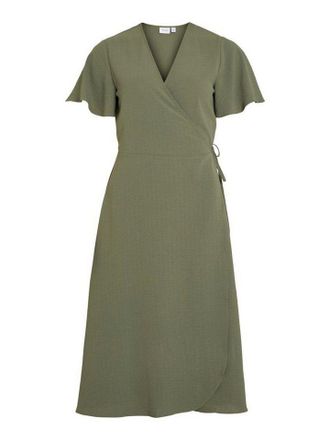 Vila Midikleid VILovie (1-tlg) Wickel-Design
