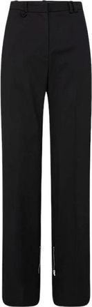 Jacquemus Femme, Pantalons, Noir, Taille: 36 FR Pantalon Tailleur avec Ourlet Zipp&eacute;