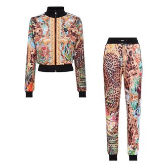 Philipp Plein Femme, Combinaisons et Ensembles, Multicolore, Taille: 44 FR Surv&ecirc;tement Baroque