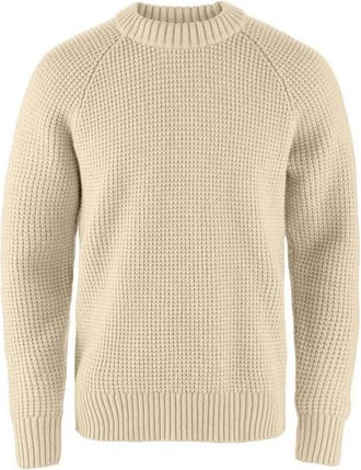 Fjällräven Herren Övik Waffle Knit Sweatshirt, Light Beige, X-Large