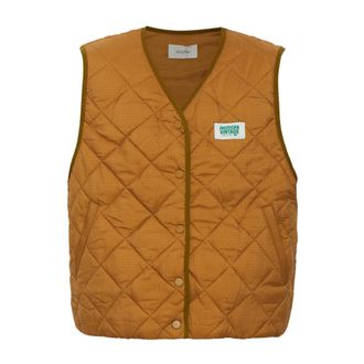 American Vintage Yupibam Vest - - Jackets - Damen - Braun - M/L
