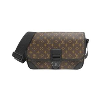 Louis Vuitton Pre-owned Monogram Macassar Archie Messenger Shoulder Bag - Homme - Pre-owned - Brun - Taille: ONE Size