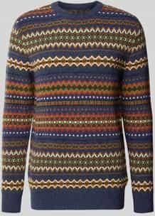 Barbour Pullover mit Jacquardstruktur