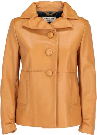 A.N.G.E.L.O. Vintage Cult veste en cuir (années 2000) - Tons neutres