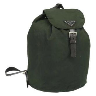 Prada Pre-owned Vintage Rucksack - - Pre-owned - Damen - Gr&uuml;n - ONE SIZE