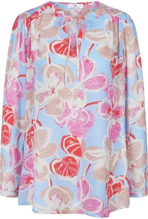 Peter Hahn Bluse zum Schlupfen Peter Hahn blau