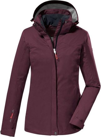 Killtec Outdoorjacke KOS 133 WMN JCKT Wasser- und winddichte Damenjacke mit abnehmbarer Kapuze