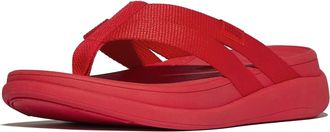 FitFlop Fitflop F-Mode Go Polyester Damen Rote Sandalen