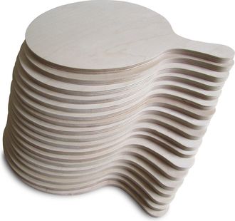 Eli Jewels Die Schreiner - Christoph Siegel Eli Pizzabrett - formsch&ouml;n & praktisch - Rund in verschiedenen Gr&ouml;&szlig;en 2. Wahl (18, XL)