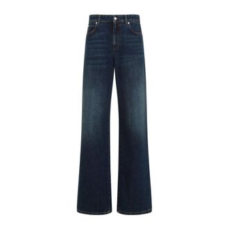 Alexander McQueen Wide Jeans - - Jeans - Damen - Blau - W27
