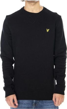 Lyle & Scott Homme, Pulls, Noir, Taille: M Brushed Back Crew Neck SweaT-shirt