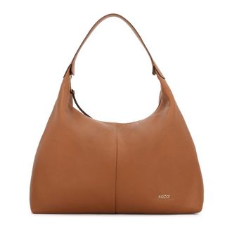 Kazar Hellbraune ger&auml;umige Schultertasche - - Bags - Damen - Braun - ONE SIZE
