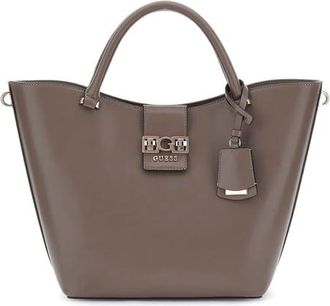 Guess sac à main sac à épaule bandoulière Jane Tote Bag Dark Taupe