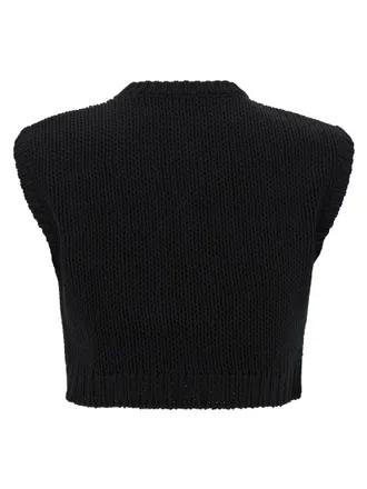 Max Mara Womens Black Cotton Cardigan Clothing