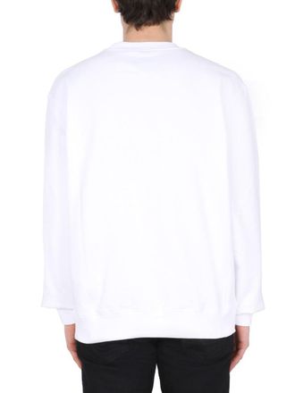 Opening Ceremony Crew Neck Cotton Sweatshirt - White