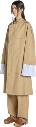 JEJIA Femme, Manteaux, Beige, Taille: 34 FR Trench