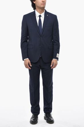 Corneliani CC COLLECTION Blazer aus Schurwolle mit klassischem Revers Corneliani