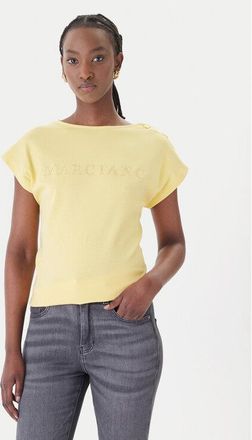 Guess T-Shirt G6GI04 K3505 Gelb Regular Fit