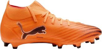 Puma Ultra 5 Match Fu&szlig;ballschuhe mit festem Boden f&uuml;r Herren (Orange/Schwarz)