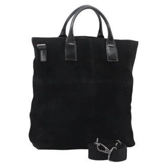 Gucci Pre-owned Wildleder handtaschen - - Pre-owned - Damen - Schwarzk - ONE SIZE