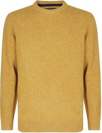 Barbour Essential Tisbury Sweater - - Knitwear - Herren - Gelb - XL