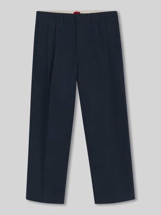 HUGO BOSS Baggy Fit Weite Hose aus reiner Baumwolle Modell HUGO 249