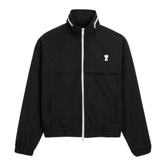 Ami Embossed Ami de Coeur Windbreaker - - Sport - Herren - Schwarzk - S