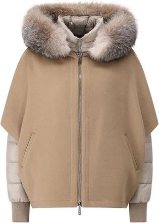 Moorer Femme, Vestes, Brun, Taille: 38 FR Vestes dhiver