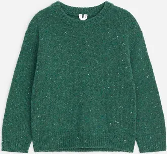 Arket Schwerer Pullover -Gr&uuml;n