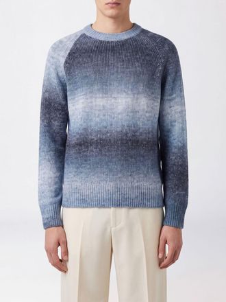 Les Deux Pullover aus Acrylmischung mit abstraktem Muster und Rundhalsausschnitt