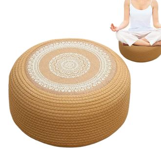 Generico Bodenkissen: Cordkissen, handgefertigt, modernes Design, dicke und bequeme Sitzfl&auml;che, gro&szlig;e Futonmatte f&uuml;r Schlafen, Meditation, Wohnzimmer