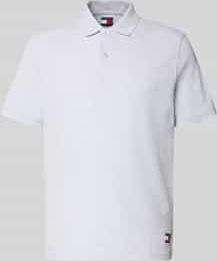Tommy Jeans Regular Fit Poloshirt aus reiner Baumwolle