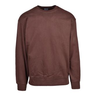 Diesel Felpa Girocollo - - Sweatshirts & Hoodies - Herren - Braun - L
