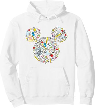 Disney Mickey Mouse Icon First 100 Days of School 100th Day Pullover Hoodie