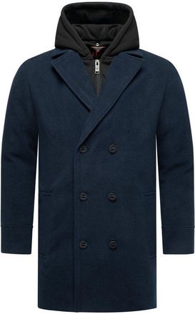 Stone Harbor Trenchcoat Darioon XX Mantel in Woll-Optik mit herausnehmbaren Inlayer