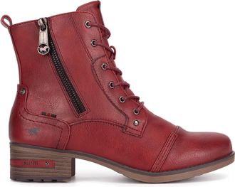 Mustang Jeans Schnürschuhe Mustang 1229-513 Rot