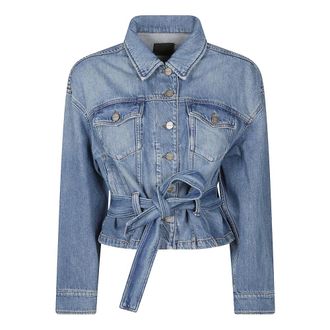 Pinko Pinko, Damen, Jacken, Blau, MGr&ouml;&szlig;e