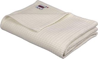 Dodo Plaid Coton Recycl&eacute; Caresse Nature 120x180 cm - Douceur Exceptionnelle - Confort Durable et &Eacute;l&eacute;gant - 54% Coton, 15% Acrylique, 13% Polyester - Lavabl