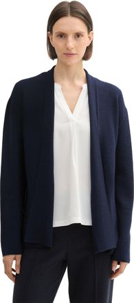 Tom Tailor Damen 1042994 Cardigan Strickjacke, 10668-Sky Captain Blue, S