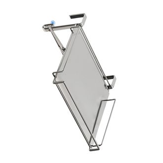 Angoily Edelstahl Faltbares K&uuml;chenregal zum Einh&auml;ngen an Schrankt&uuml;r Multifunktionaler Organizer mit Gro&szlig;er Kapazit&auml;t Platzsparend Stabil f&uuml;r K&uuml;che Bad und B&uuml;r