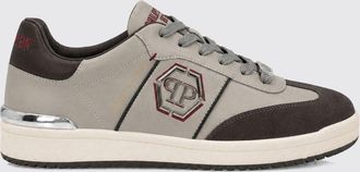 Philipp Plein Baskets Retro Hustle en cuir avec logo Hexagone