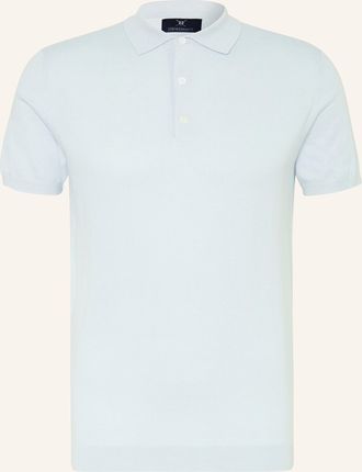 Strokesman's Strokesmans Strick-Poloshirt blau